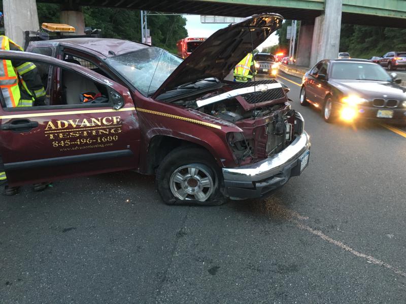 POTENTIALLY HAZARDOUS MATERIALS EJECTED FROM ROLLED OVER VEHICLE ...