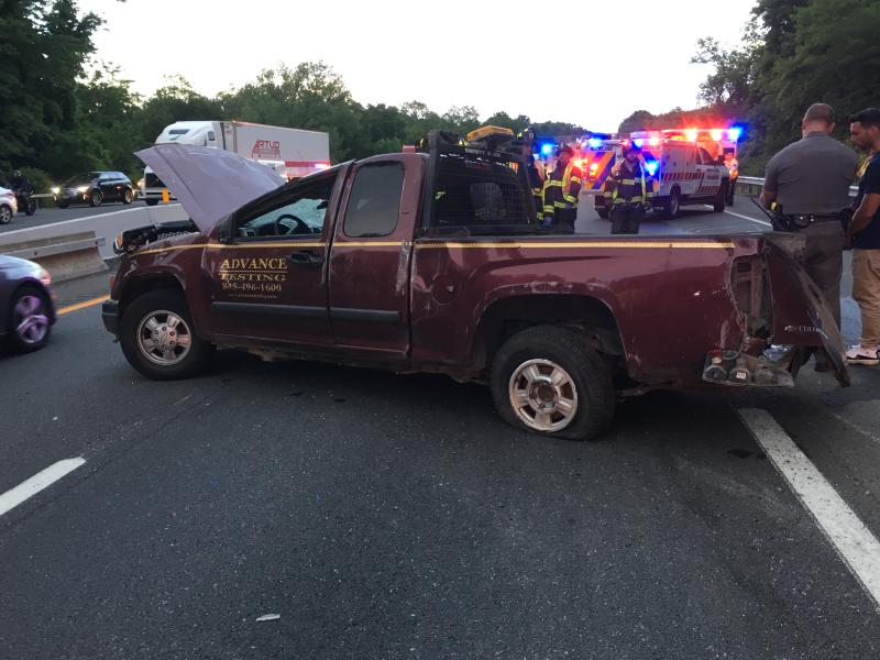 POTENTIALLY HAZARDOUS MATERIALS EJECTED FROM ROLLED OVER VEHICLE ...